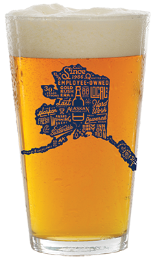 Pint - Live Life Alaskan Pint Glass | Alaskan Brewing Co.