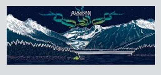 Sticker - Northern Lights Mural | Alaskan Brewing Co.