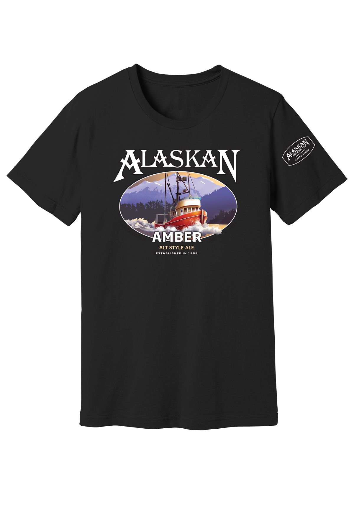 Amber Ale Classic Label Tee | Alaskan Brewing Co.