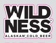 Sticker - WILDNESS Vinyl Sticker (4" x 2.74") | Alaskan Brewing Co.